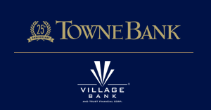 Townebank Logo John Baiocco Of TowneBank & Bryan Peckinpaugh Of Baker